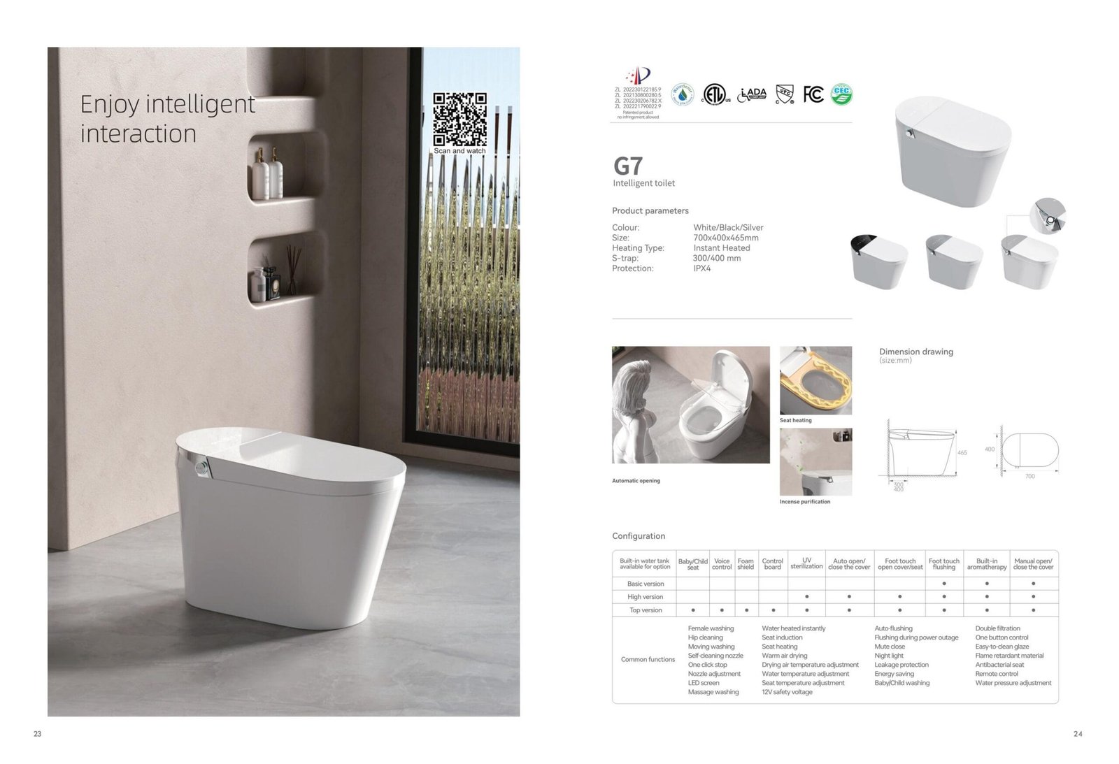 G7 Flagship Smart Toilet - 9CREAT | Leading Bathroom Manufacturer ...